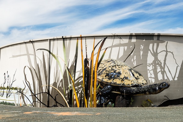 Kyabram Water Tank Mural | Goulburn Valley Water