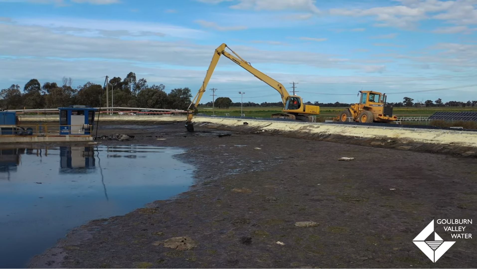 Shepparton High Rate Anaerobic Lagoon Cover Removal | Goulburn Valley Water